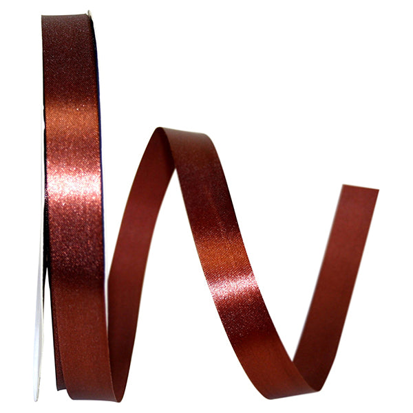 Florist Basics -- Acetate / Satin Supreme Cooler Ribbon -- Brown Color ...