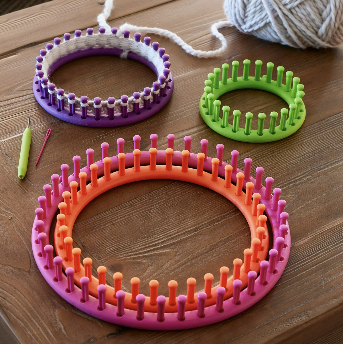 Knit Quick® Knitting Loom Set by Loops & Threads® – Blanks for Crafters