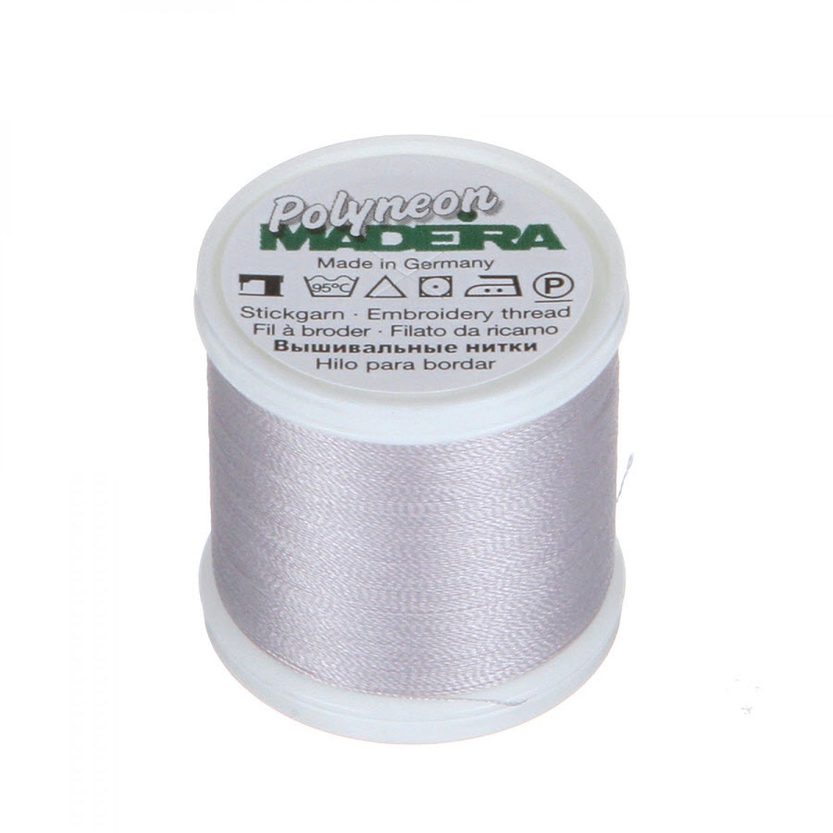 Light Steel Gray Color, Polyneon Machine Embroidery Thread, (#40 Weigh ...