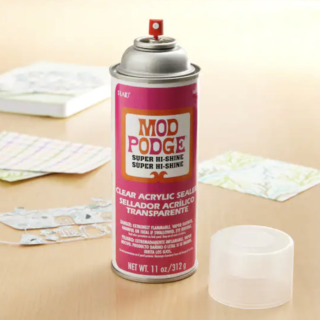 Spray Clear Acrylic Sealer (Super Hi-Shine), 11 oz. Mod Podge® – Blanks ...