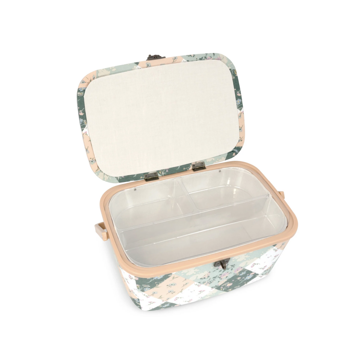 Large Oval Sewing Basket (Green Patchwork Design) by DRITZ® – Blanks ...