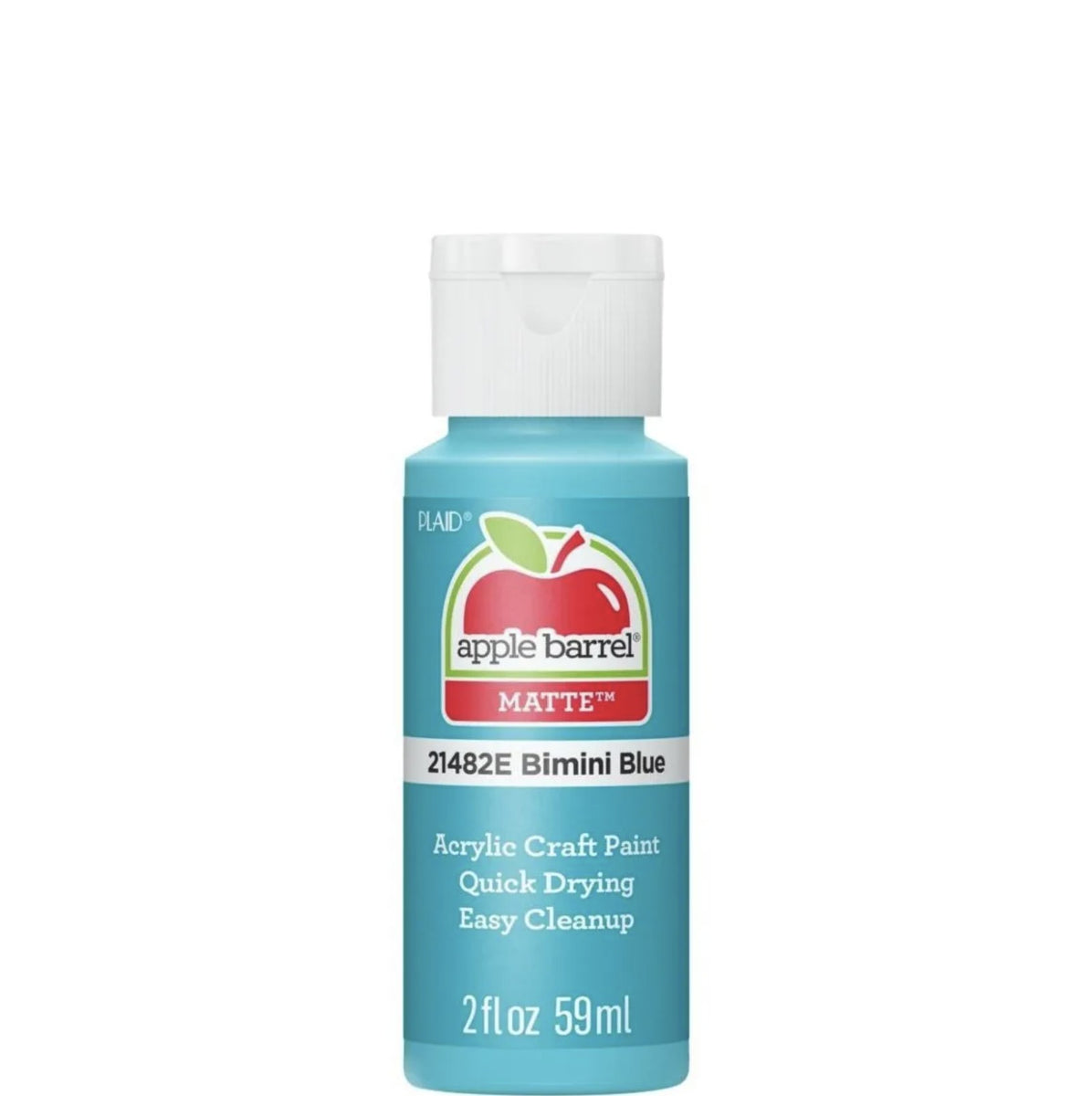 Apple Barrel® Acrylic Paint — Matte — Bimini Blue Color — 2 oz ...