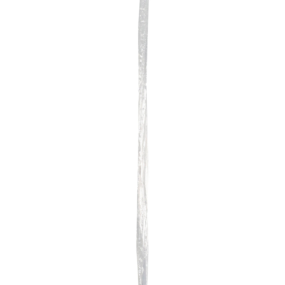 Premium - Pearl Finish Raffia Ribbon --- 1/4in x 100 yards --- White C ...
