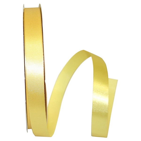Florist Basics -- Acetate / Satin Supreme Cooler Ribbon -- Yellow Colo ...