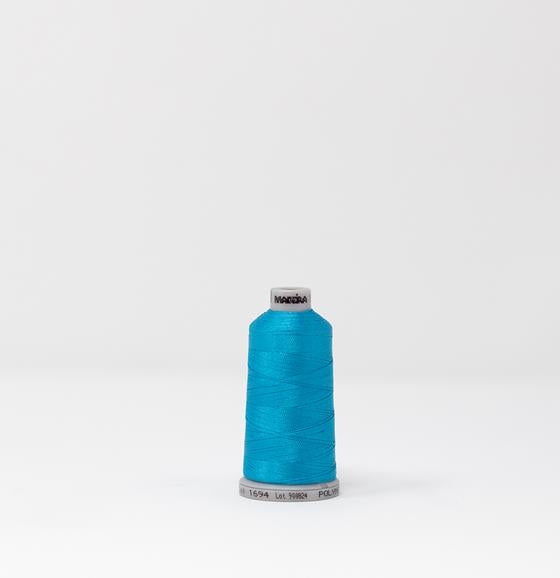 Caribbean Blue Color, Polyneon Machine Embroidery Thread, (#40 Weight ...