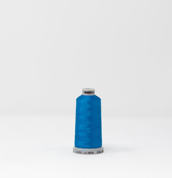 Cyan Blue Color, Polyneon Machine Embroidery Thread, (#40 Weight, Ref ...