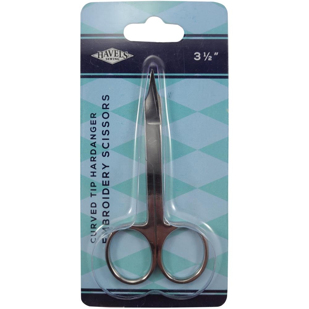 Embroidery Scissors (Curved Tip Hardanger), 3.5" by Havel's – Blanks ...