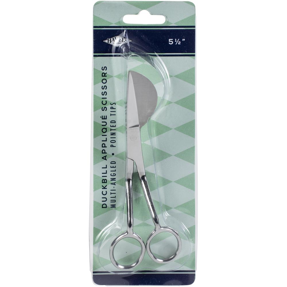 Multi-Angled Duckbill Appliqué Scissors (with Pointed Tips), 5.5