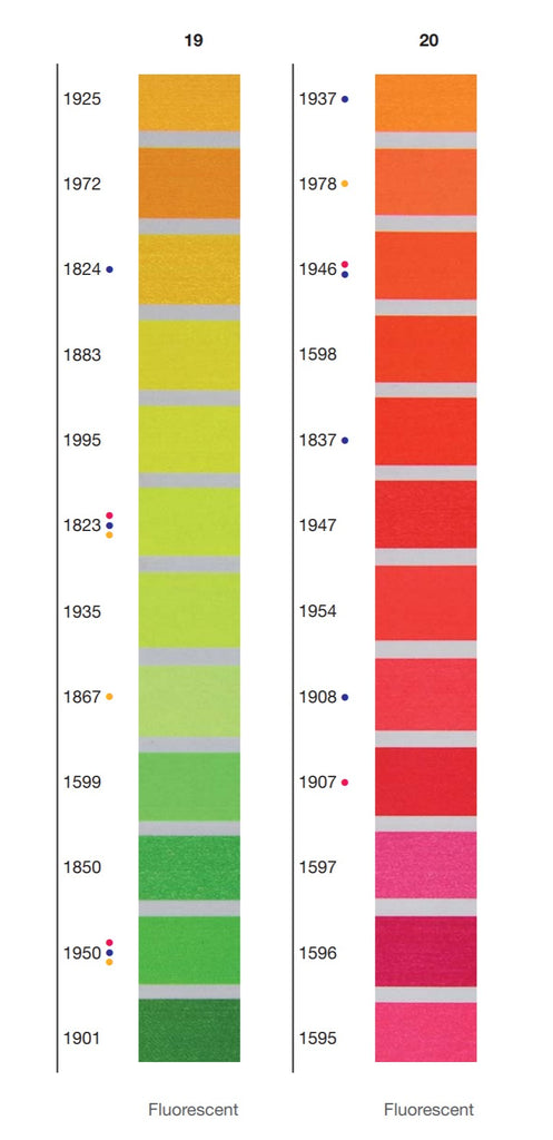 Color Card (Polyneon Polyester Embroidery Thread) by MADEIRA – Blanks ...
