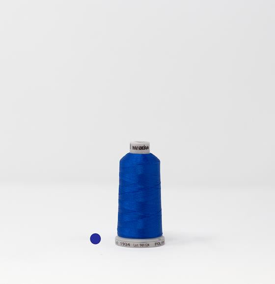 Royal Blue Color, Polyneon Machine Embroidery Thread, (#40 / #60 Weigh ...