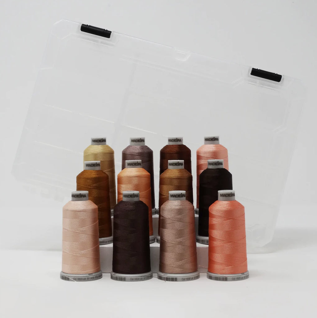 Skin-Flesh Tone Colors: 1,100-yards Mini Snap Cones, Polyneon #40, Mac ...